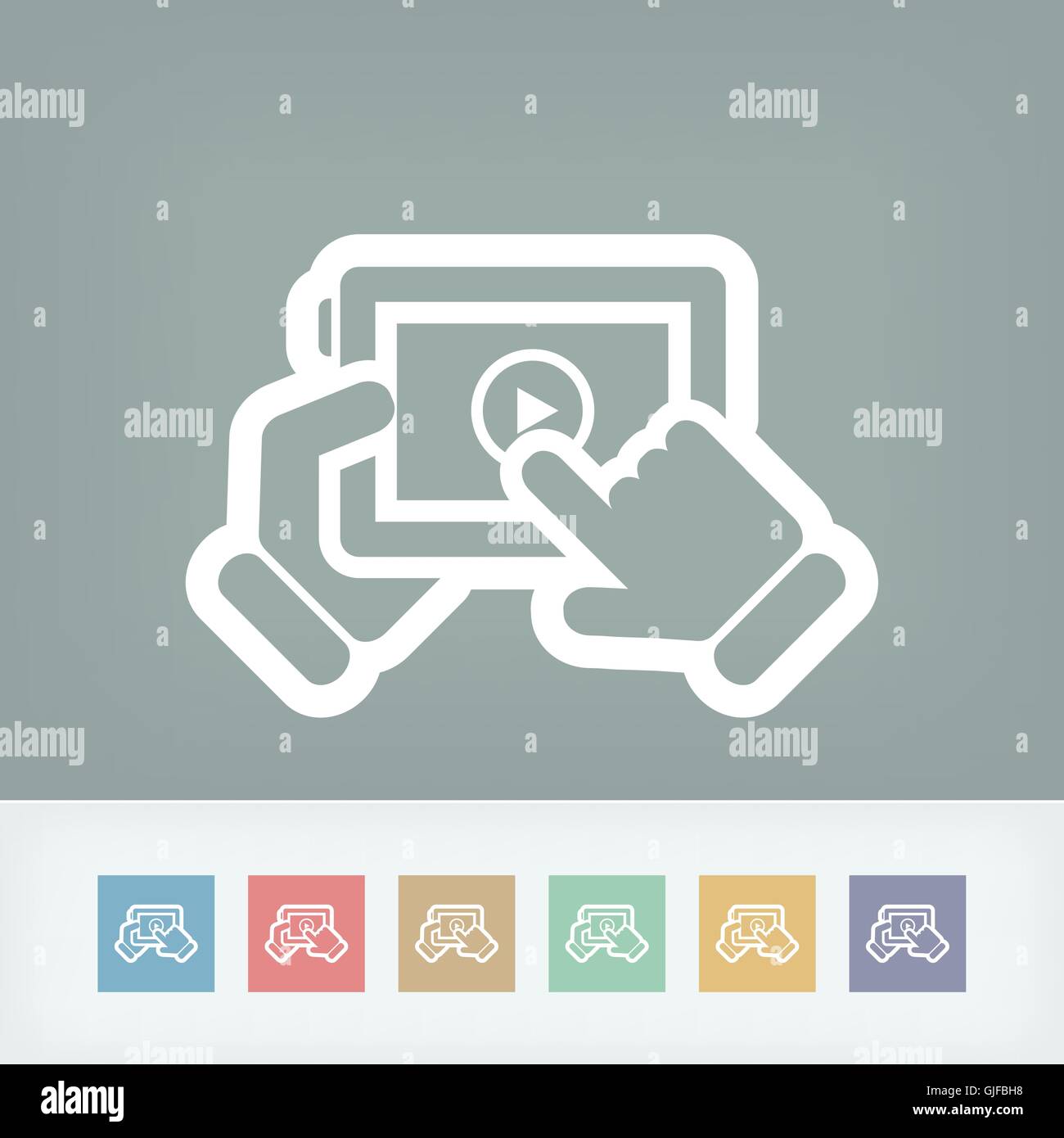 Multimedia player icon Stock Vector Image & Art - Alamy