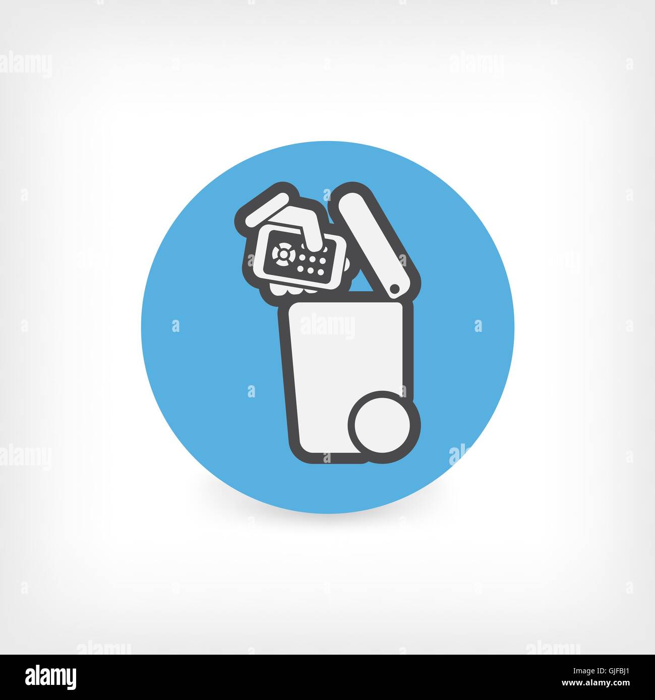 Separate waste collection icon Stock Vector Image & Art - Alamy