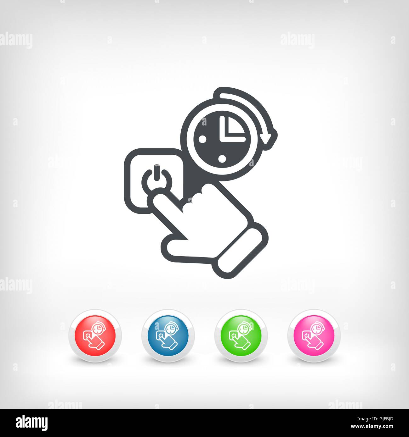 Timer on Stock Vector Images - Alamy