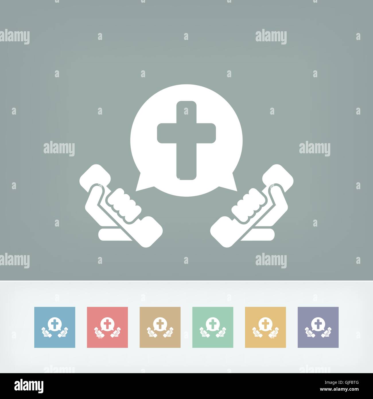 Prayer aid Stock Vector Images - Alamy