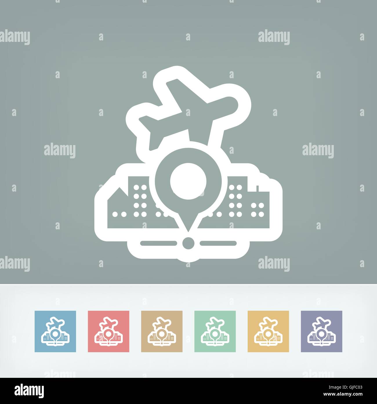 Travel point map Stock Vector Image & Art - Alamy