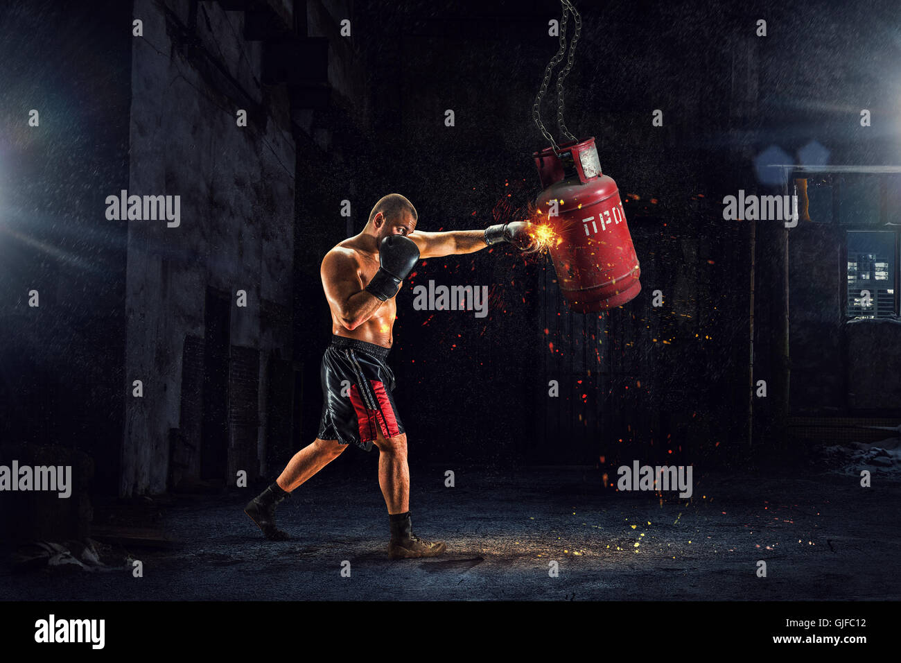 Fire fighting trainer hi-res stock photography and images - Alamy