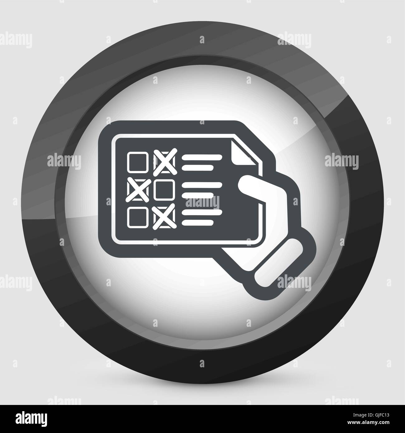 Multiple choice test form Stock Vector Images - Alamy