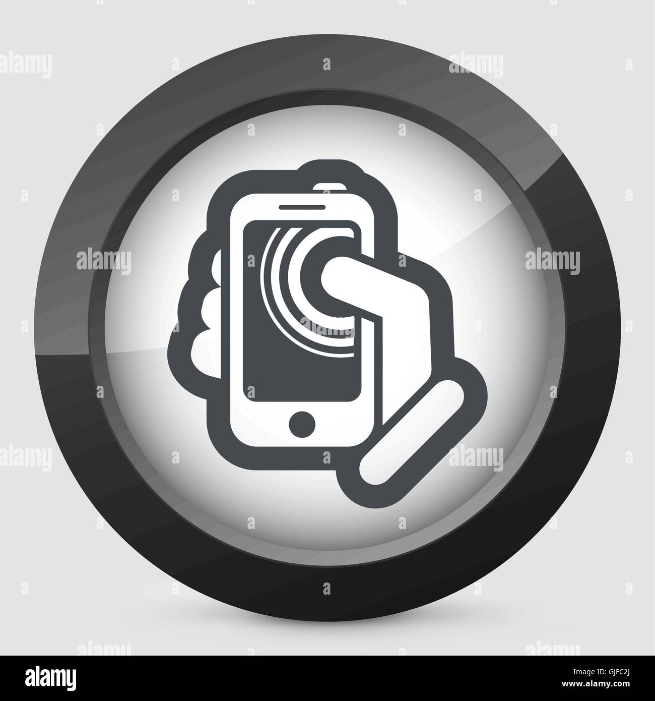 Smartphone touchscreen icon Stock Vector Image & Art - Alamy