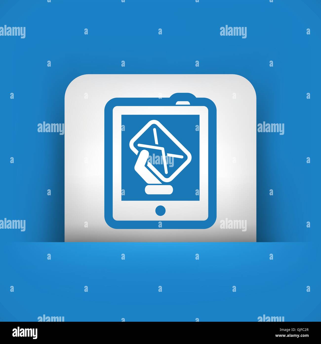 Contact us phone email Stock Vector Images - Alamy