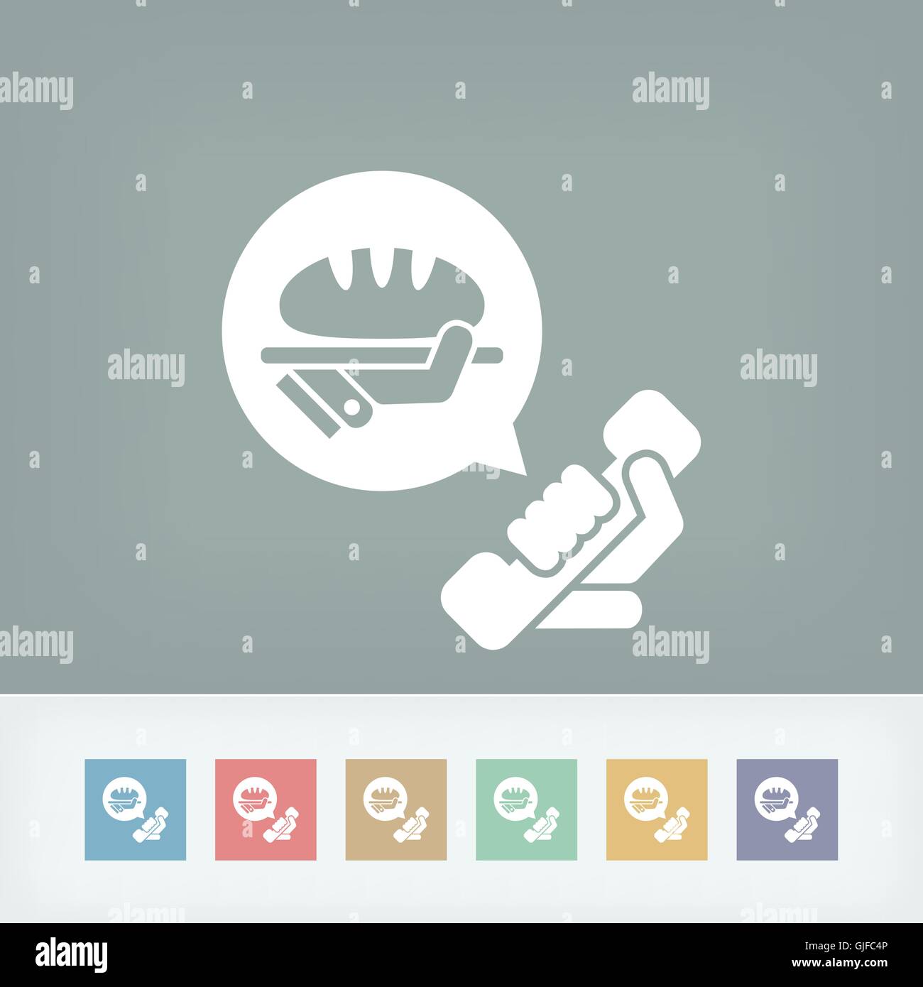 Take away food order Stock Vector Image & Art - Alamy