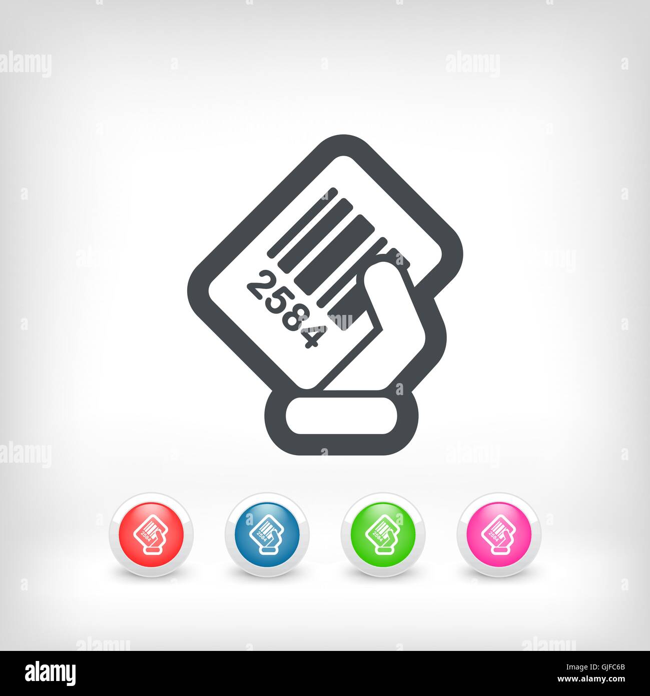 Hand coding image Stock Vector Images - Alamy