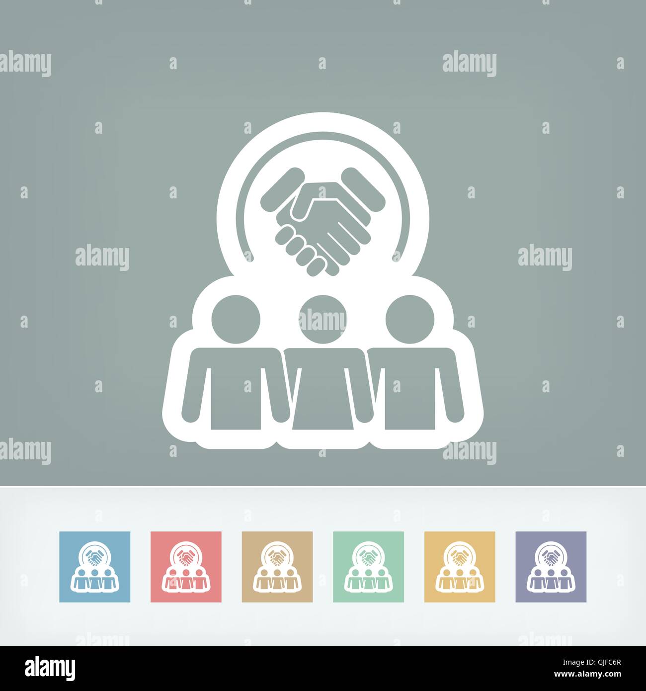Social agreed icon hi-res stock photography and images - Alamy