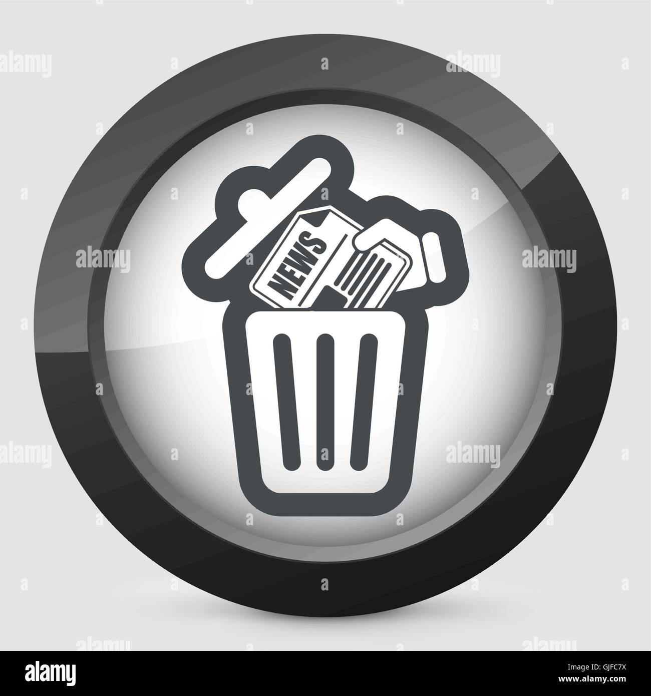 Trash waste paper Stock Vector Images - Alamy