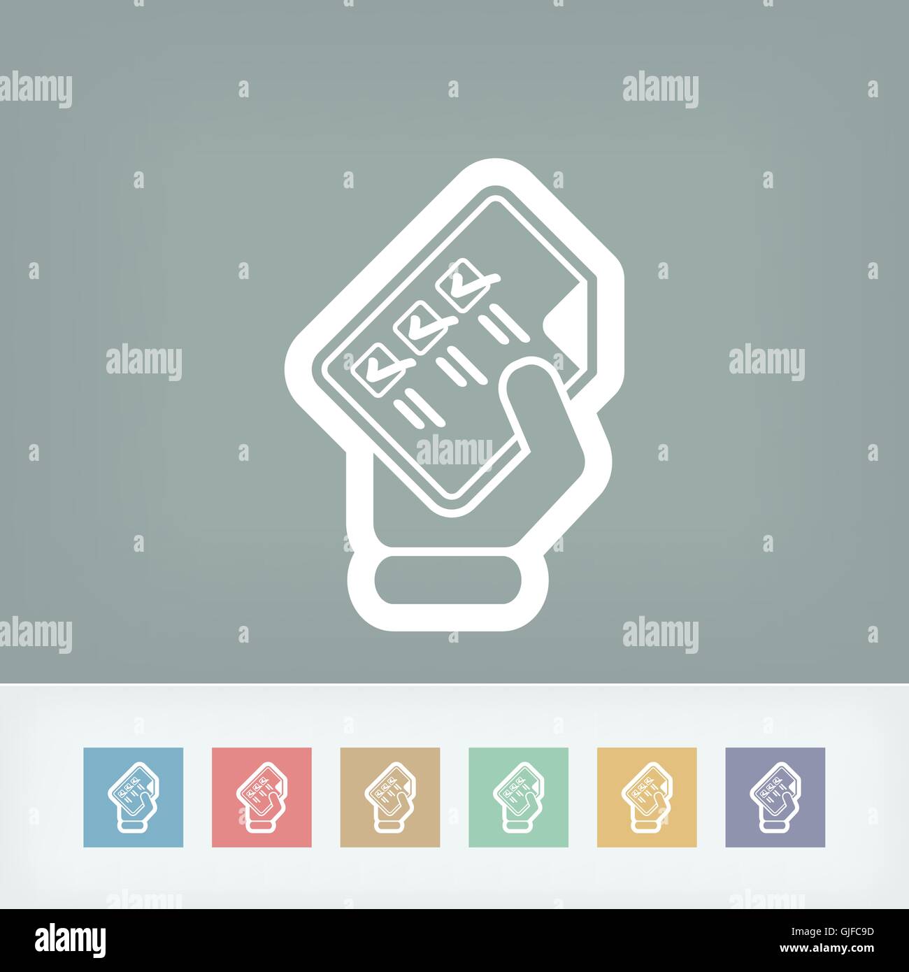 Multiple choice test form Stock Vector Images - Alamy