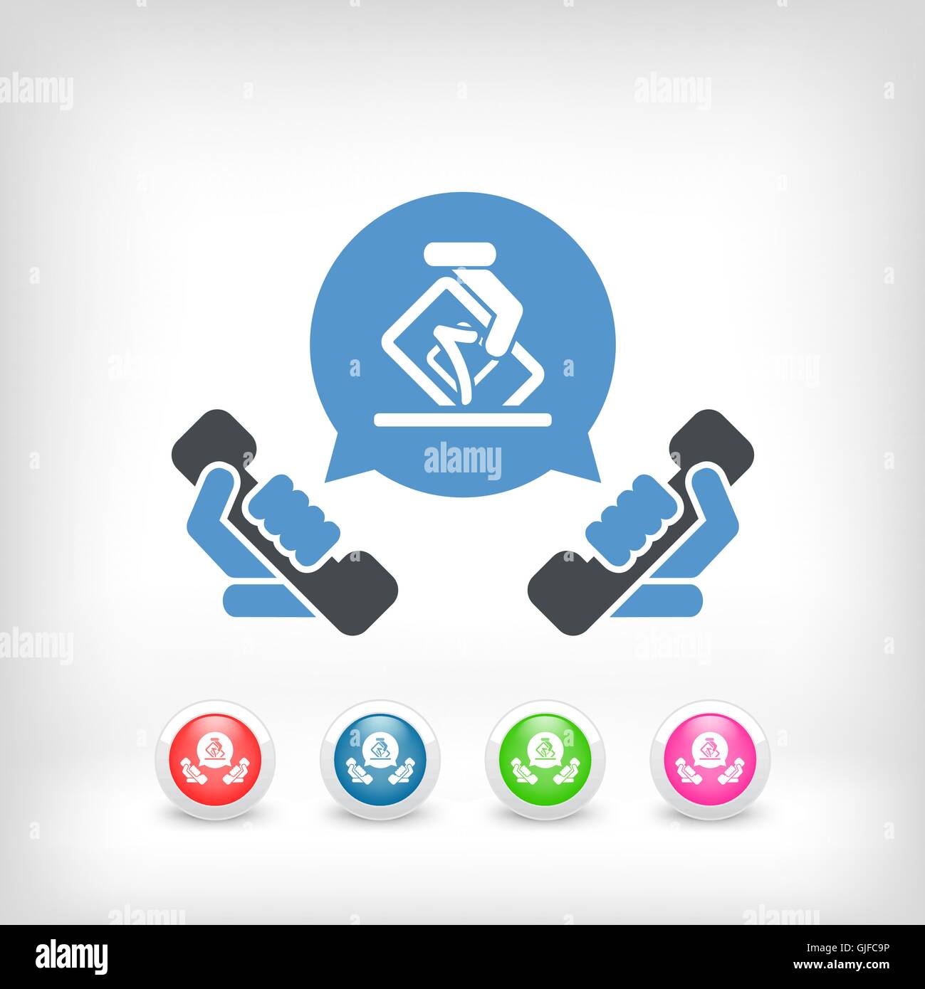 Phone line for elections Stock Vector Image & Art - Alamy