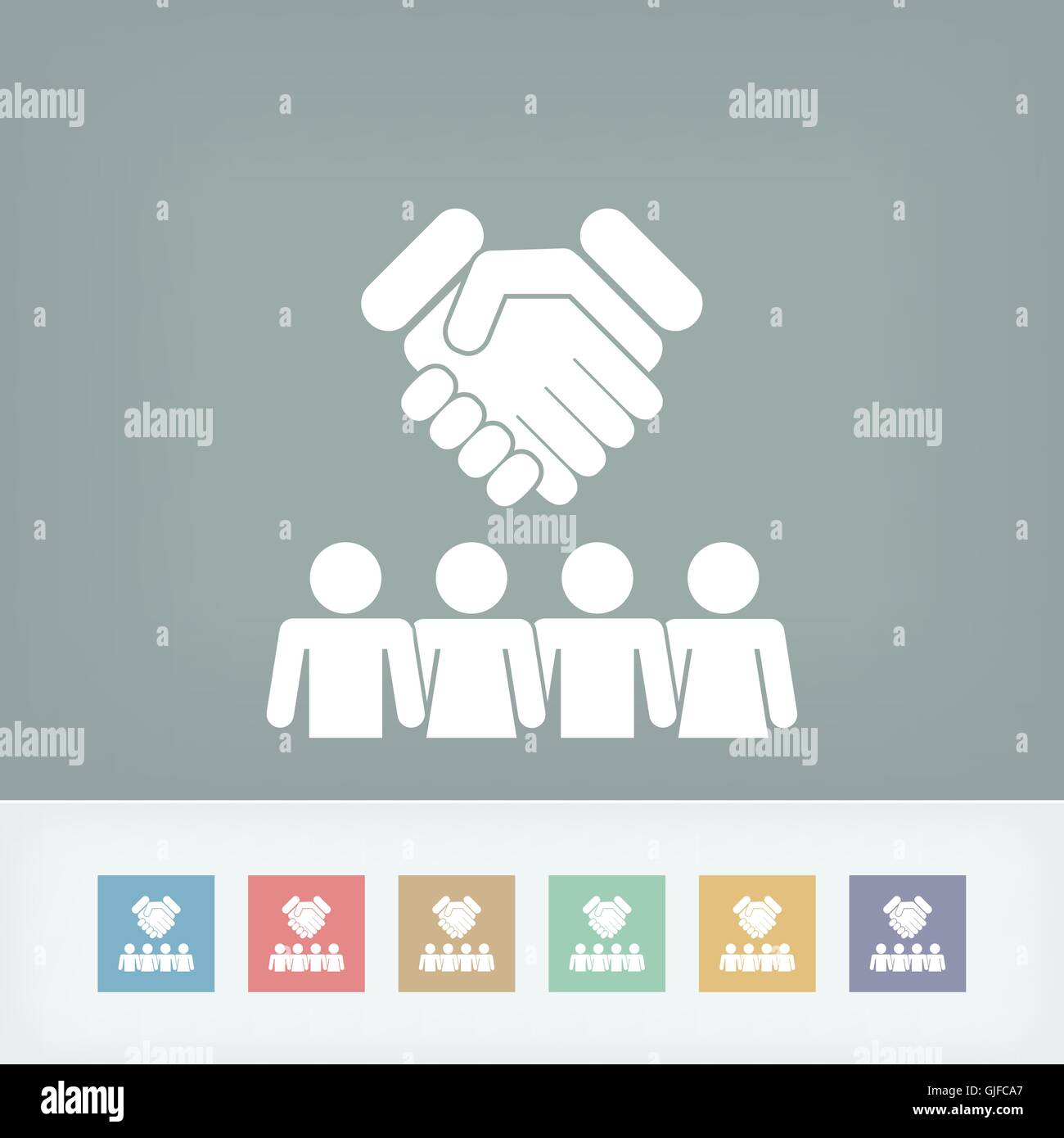 Social agreed icon Stock Vector Image & Art - Alamy