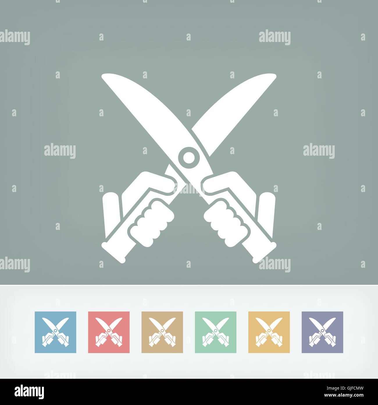 Shears icon Stock Vector Images - Alamy