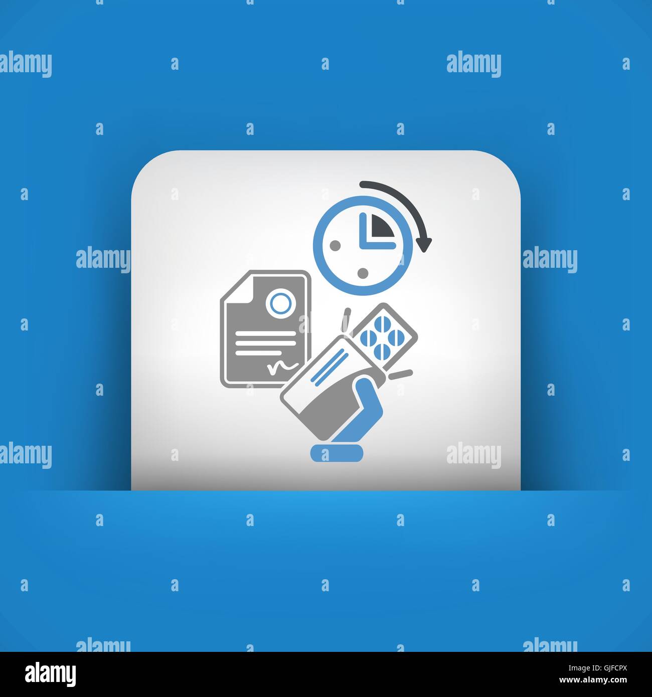 Medicine time prescription Stock Vector Image & Art - Alamy