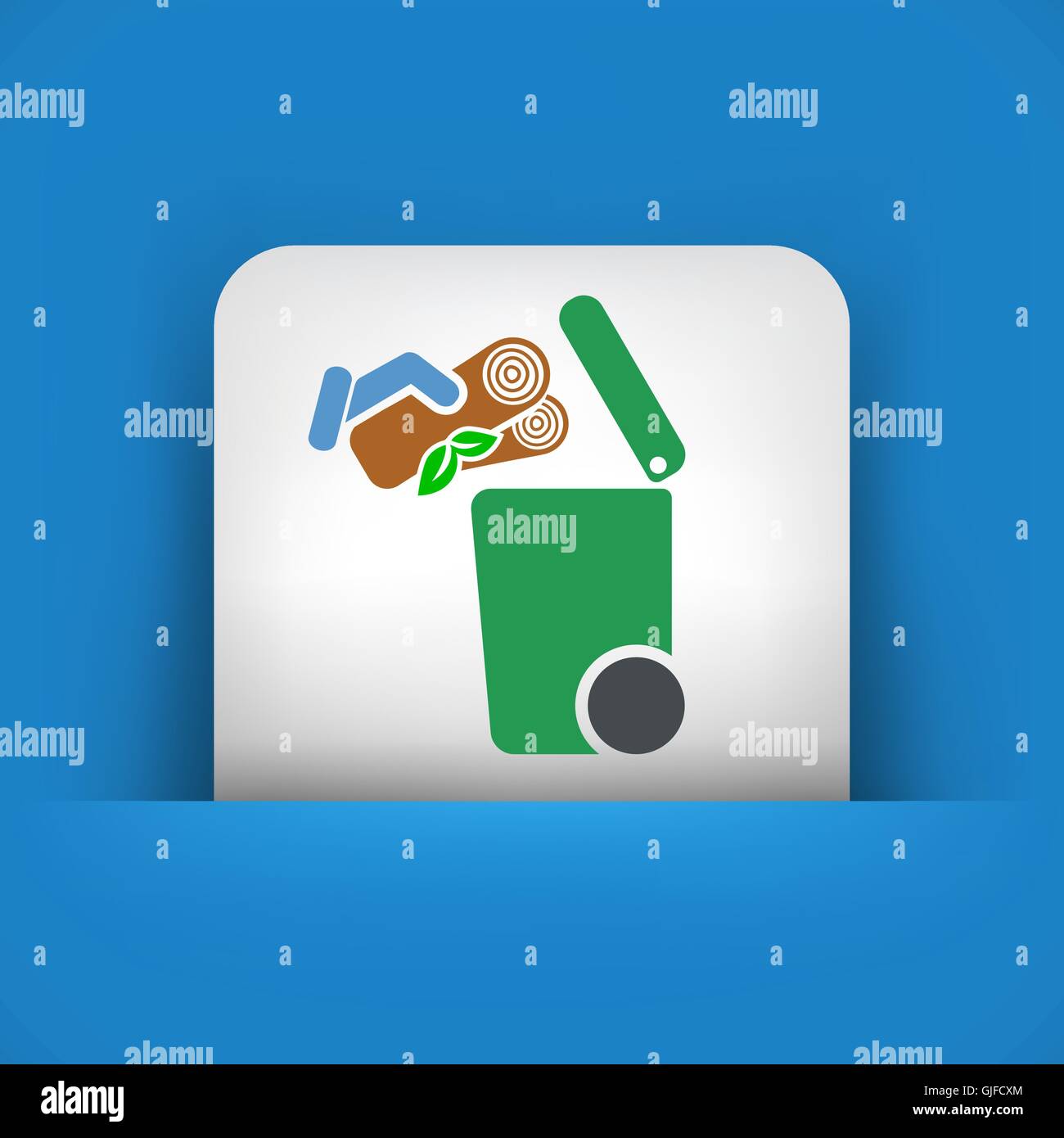 Separate waste collection icon Stock Vector Image & Art - Alamy