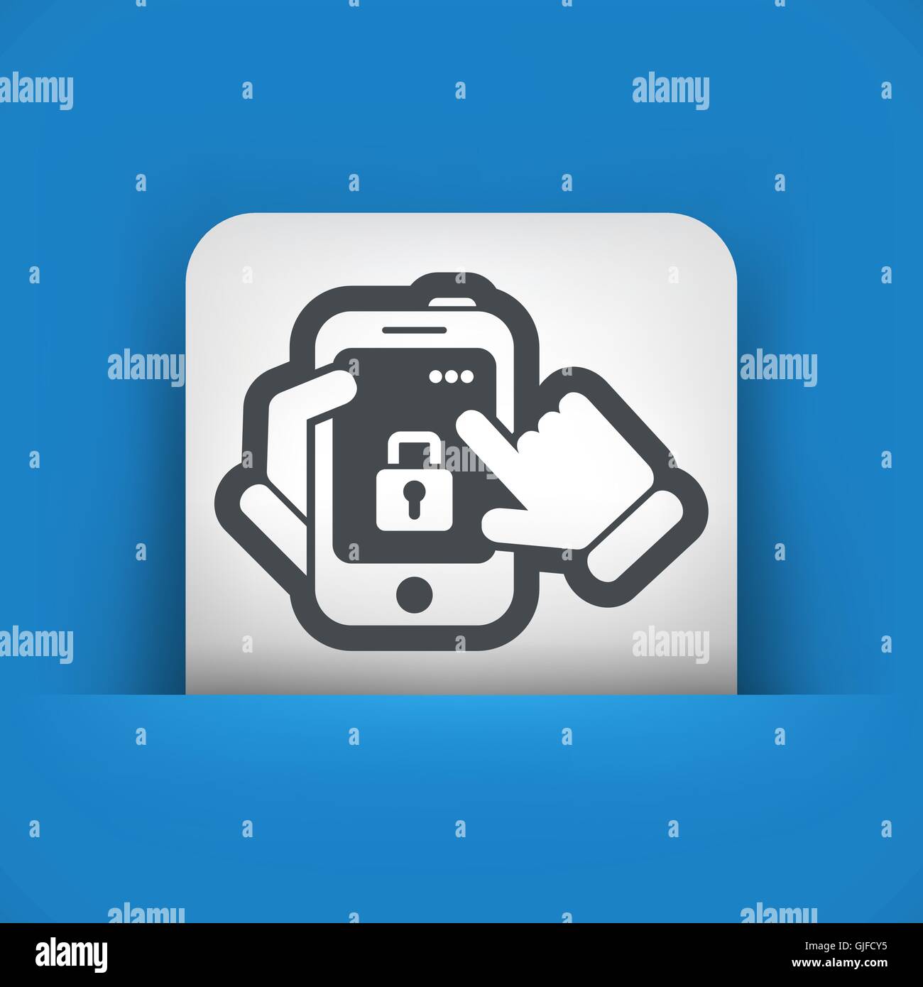 Lock display Stock Vector Images - Alamy