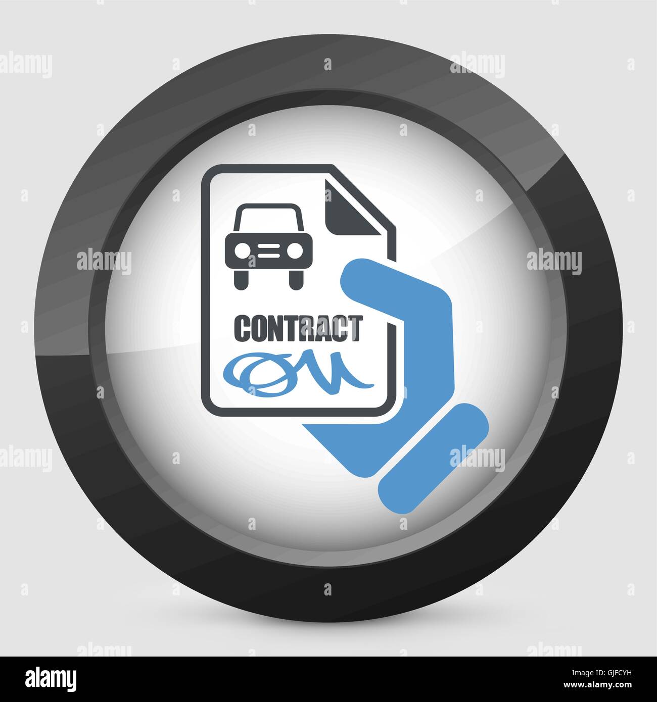 Car contract icon Stock Vector Image & Art - Alamy