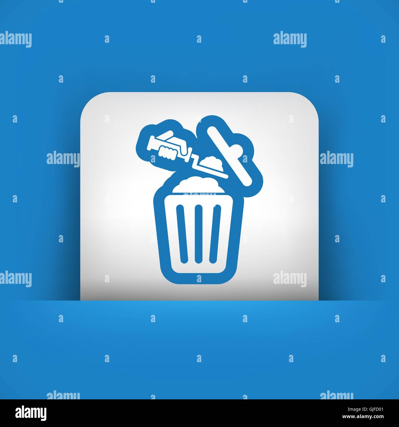 Construction waste illustration Stock Vector Images - Alamy