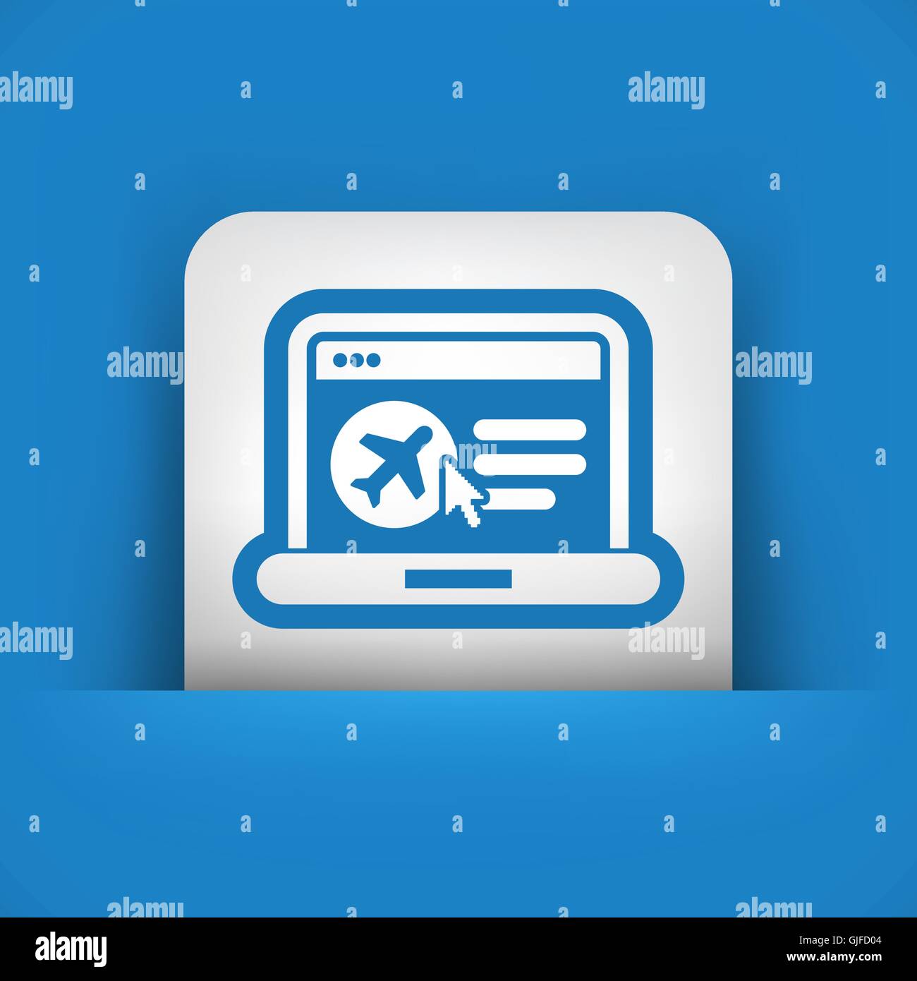 Web airplane booking Stock Vector Image & Art - Alamy
