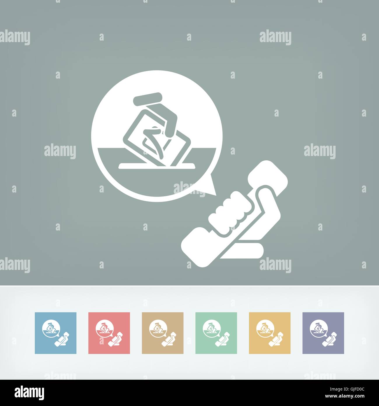 Phone line for elections Stock Vector Image & Art - Alamy