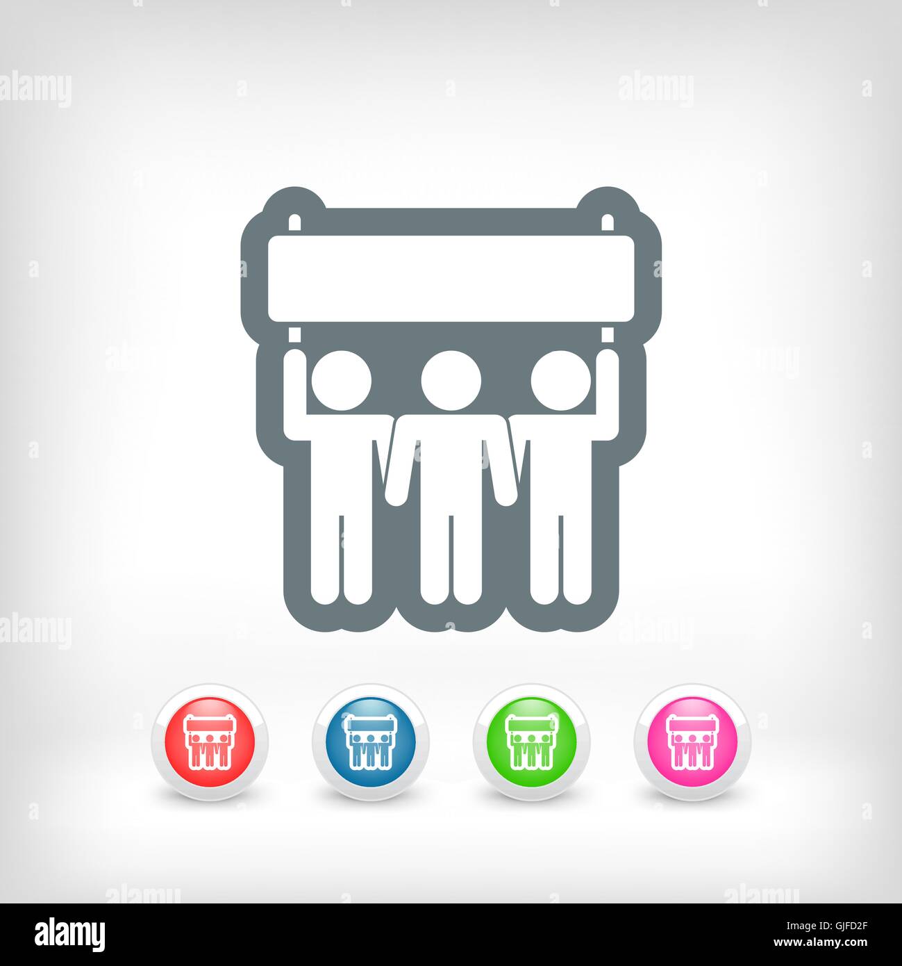 Political support group Stock Vector Images - Alamy