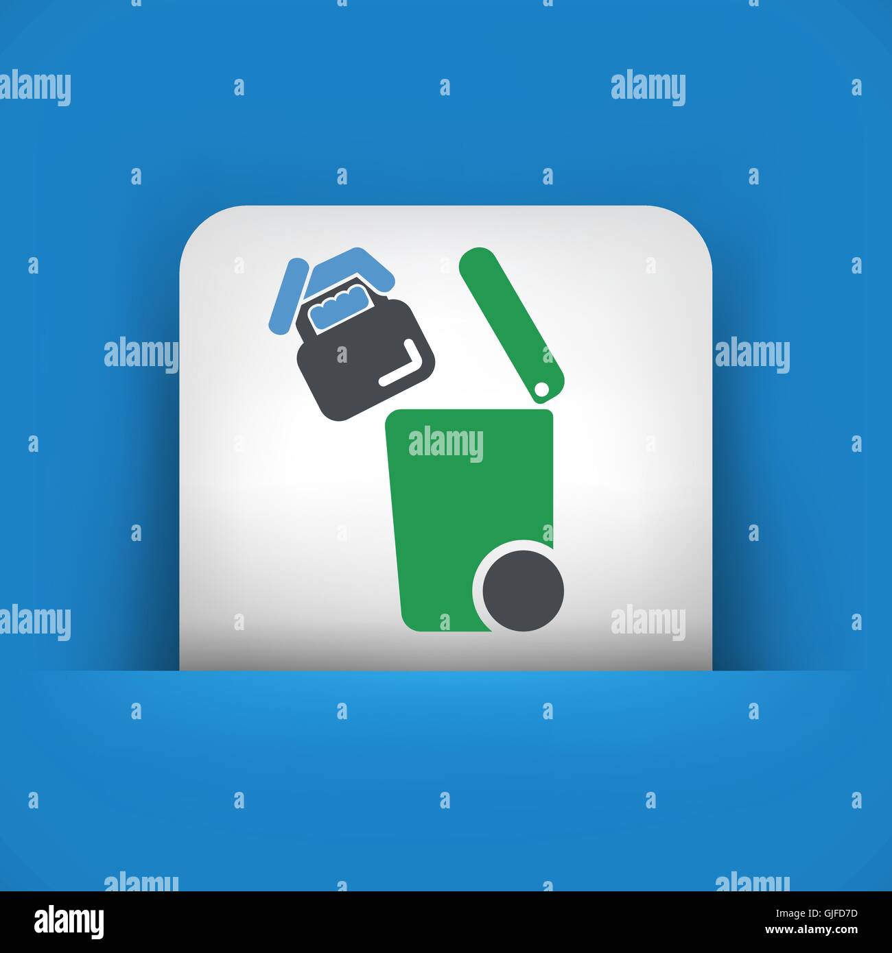 Separate waste collection icon Stock Vector Image & Art - Alamy