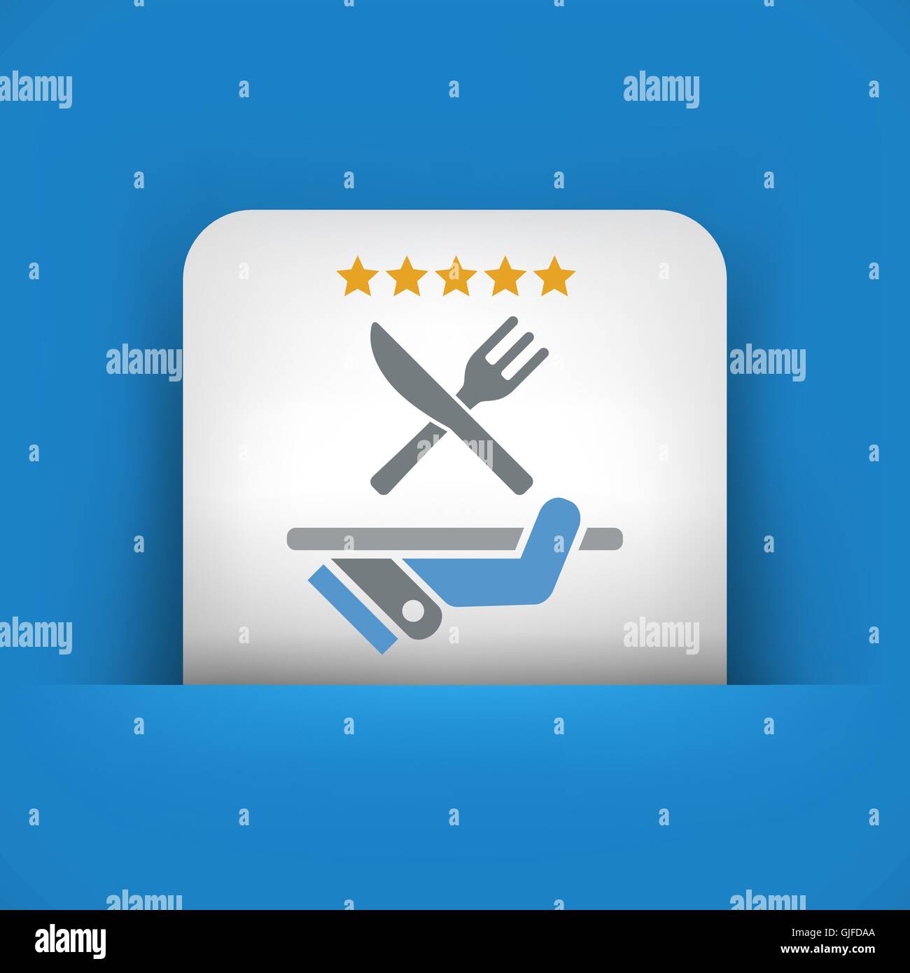 Restaurant icon. Top rating Stock Vector Image & Art - Alamy
