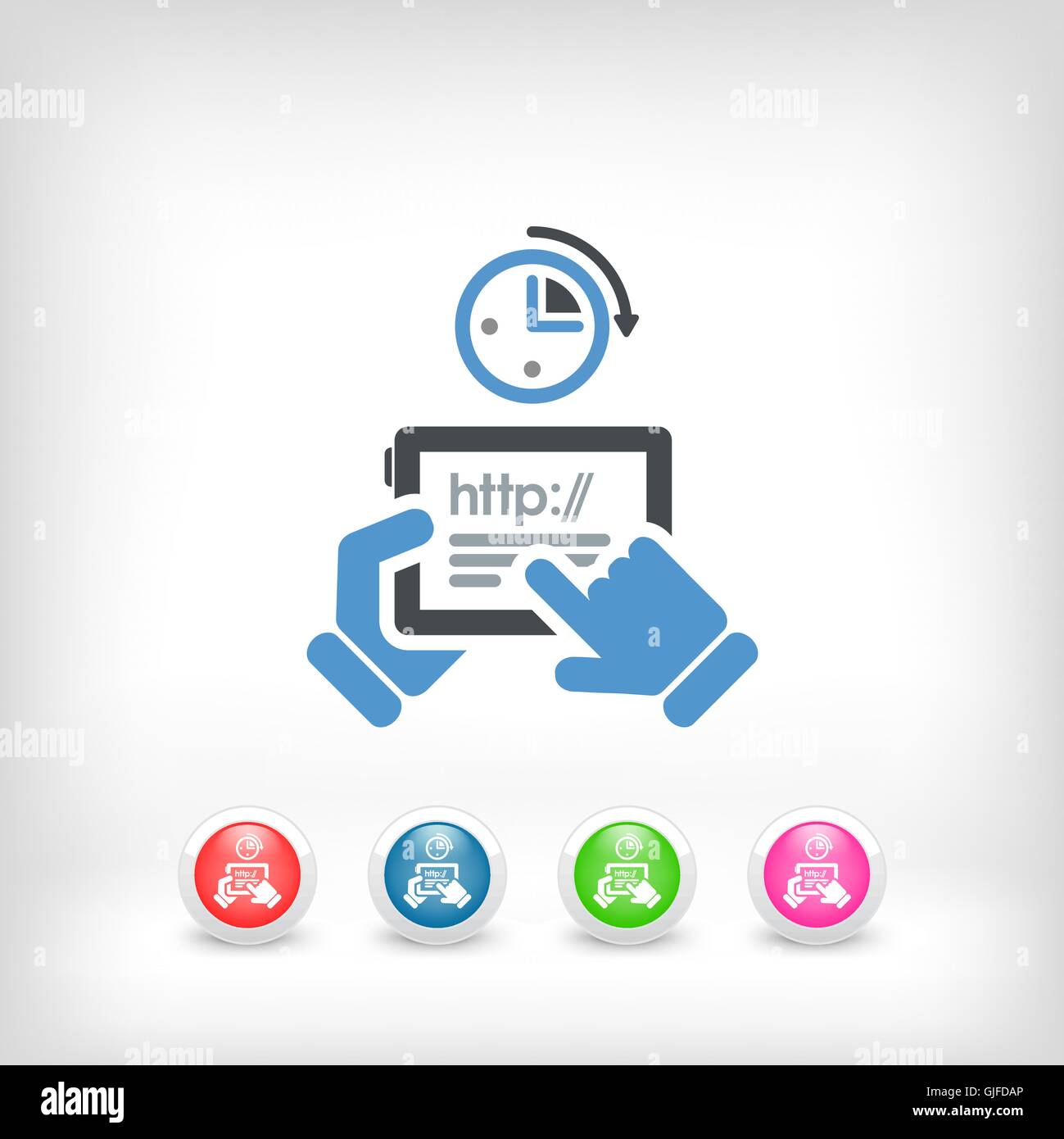 Time connection Stock Vector Images - Alamy