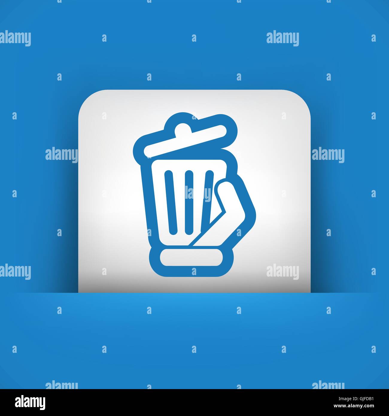 Trash can recycle icon Stock Vector Images - Alamy