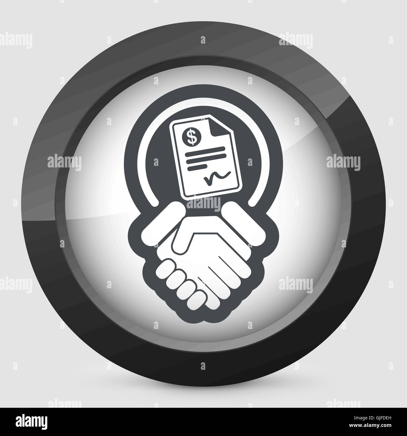 Conciliation payment icon Stock Vector Image & Art - Alamy