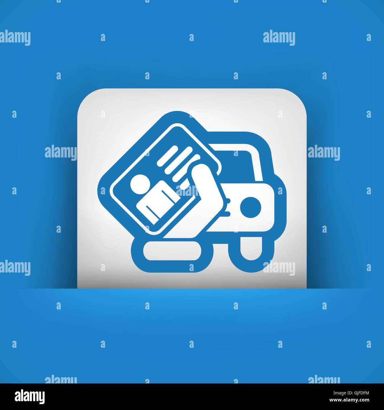 Car document icon Stock Vector Image & Art - Alamy