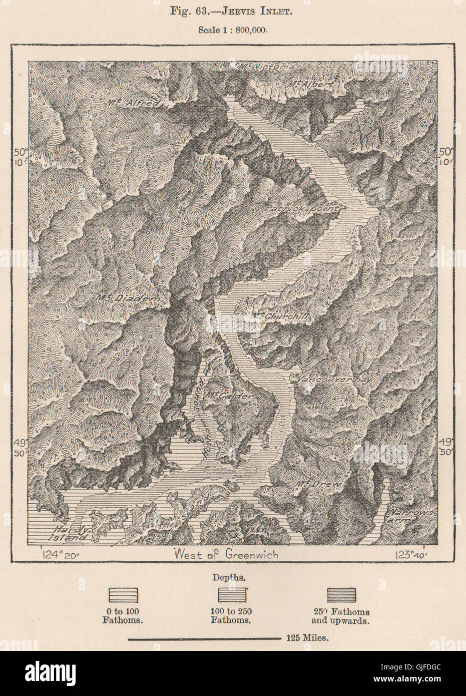 Jervis inlet hi-res stock photography and images - Alamy