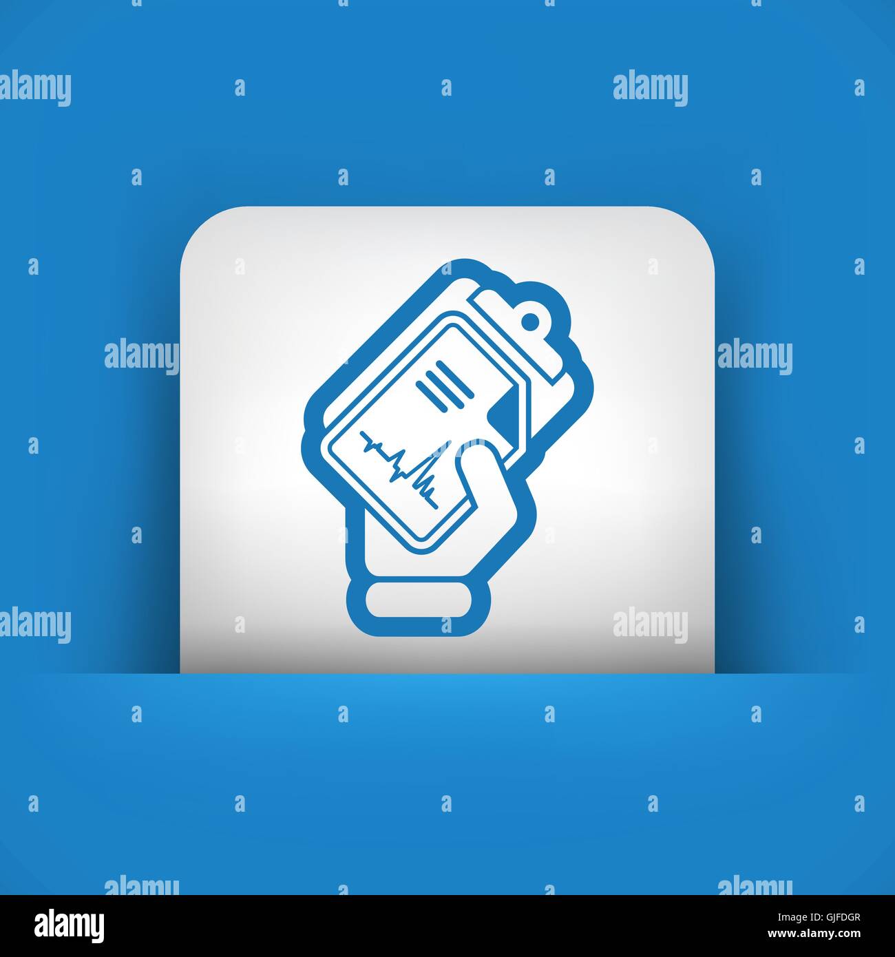 Hand examination Stock Vector Images - Alamy