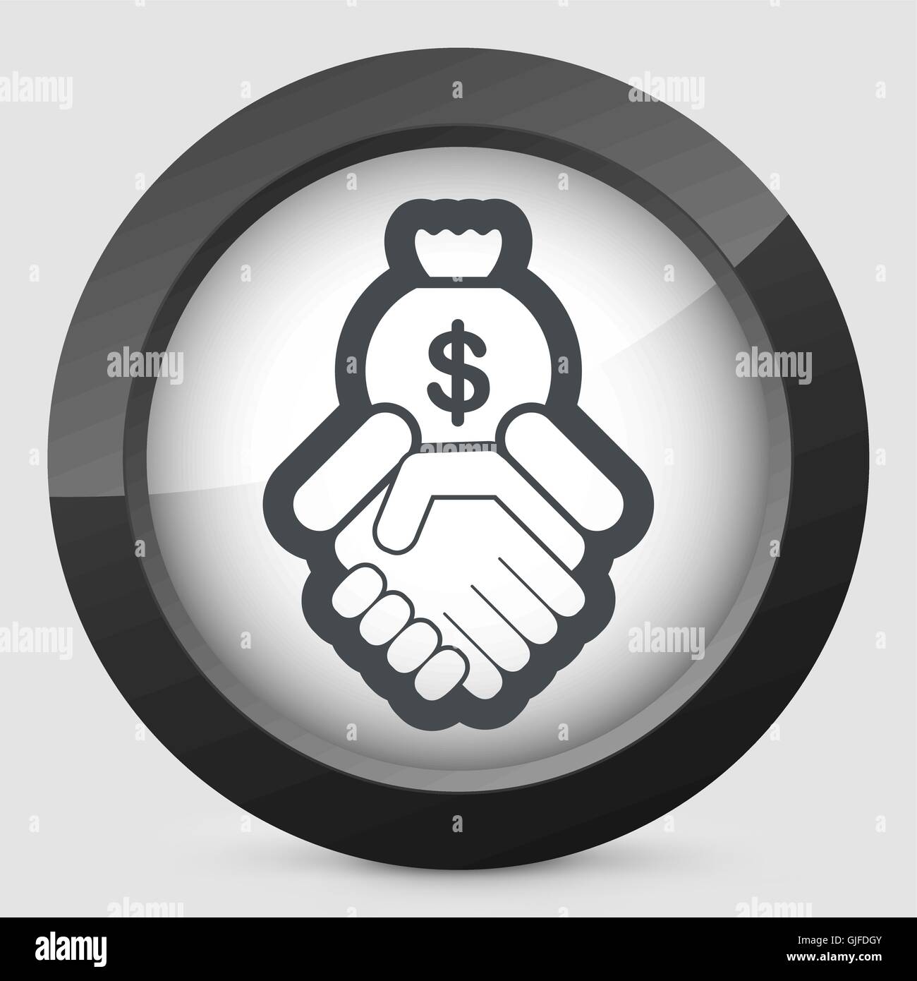 Financial agreement icon Stock Vector Images - Alamy