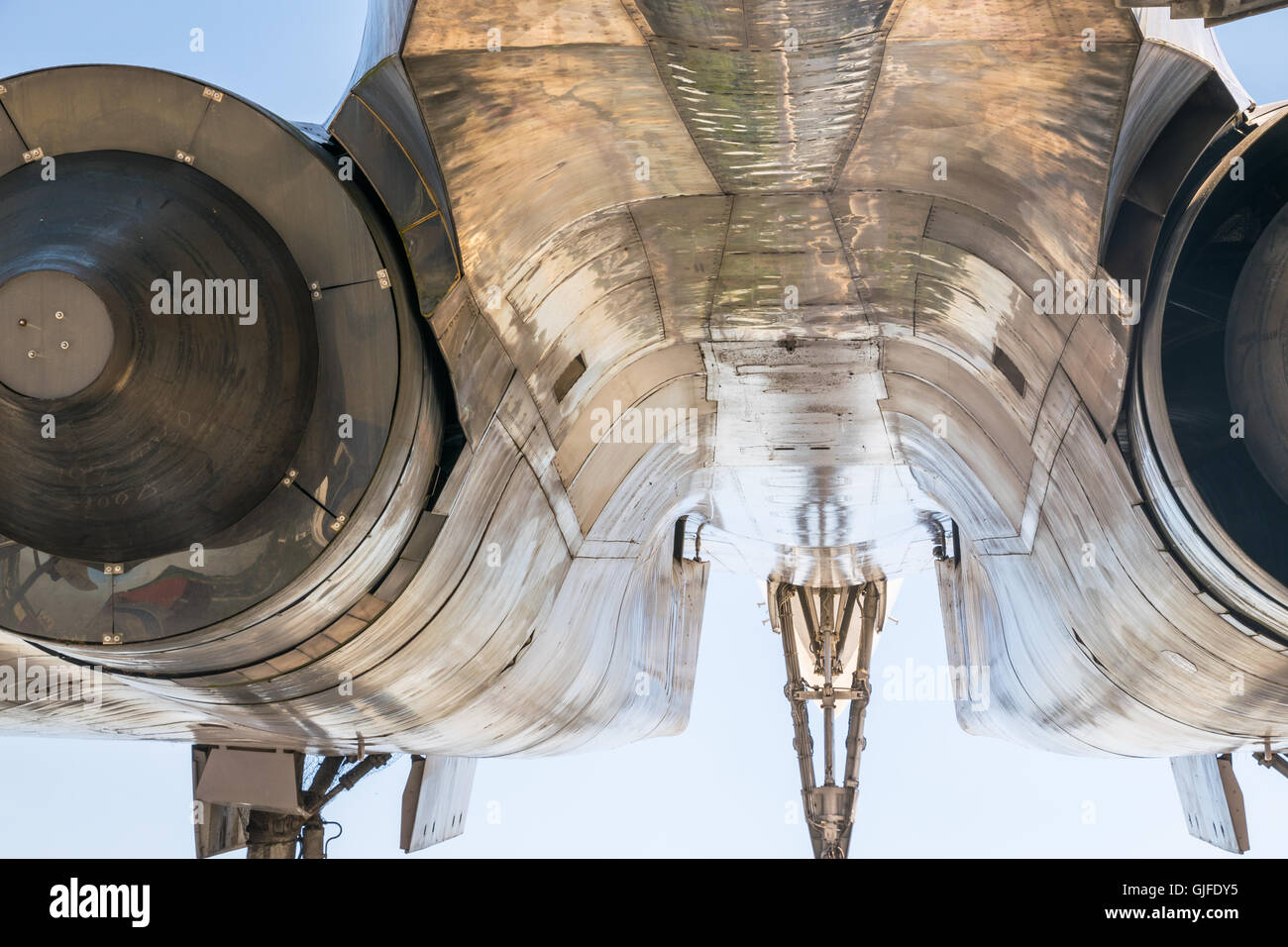 glossy aircraft from below Stock Photo - Alamy