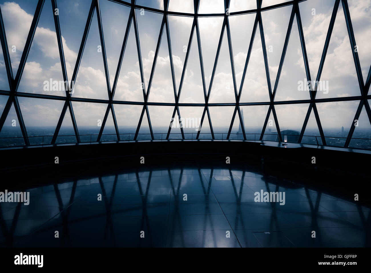 Gherkin building interior hi-res stock photography and images - Alamy