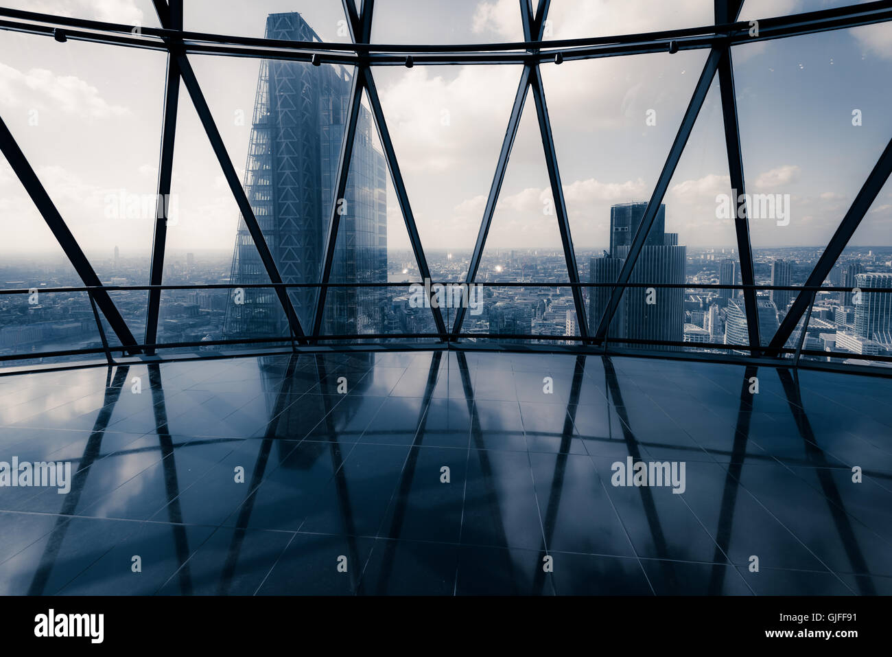 Gherkin building interior hi-res stock photography and images - Alamy