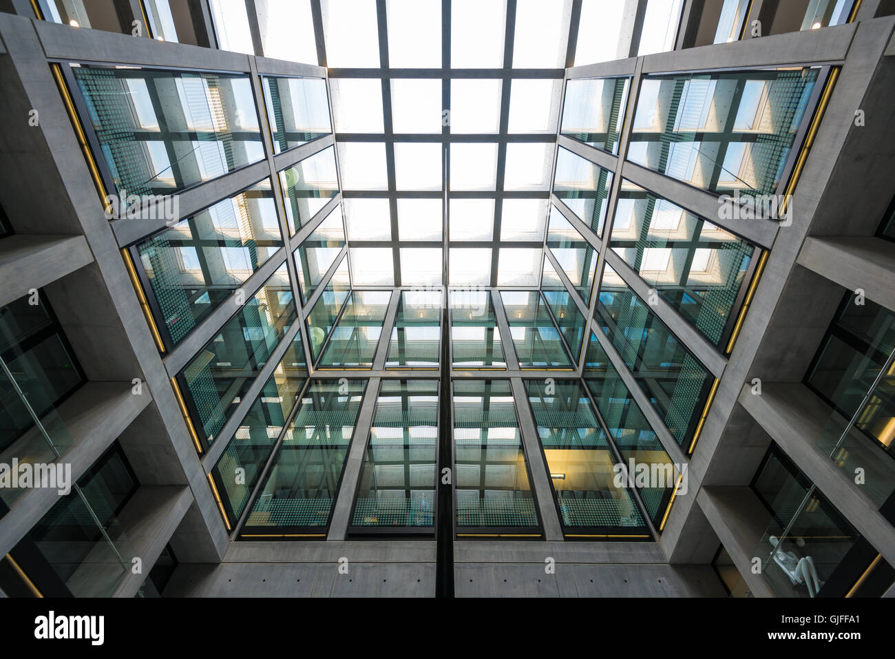 Interior of the Angel building, London, during the annual Open House ...