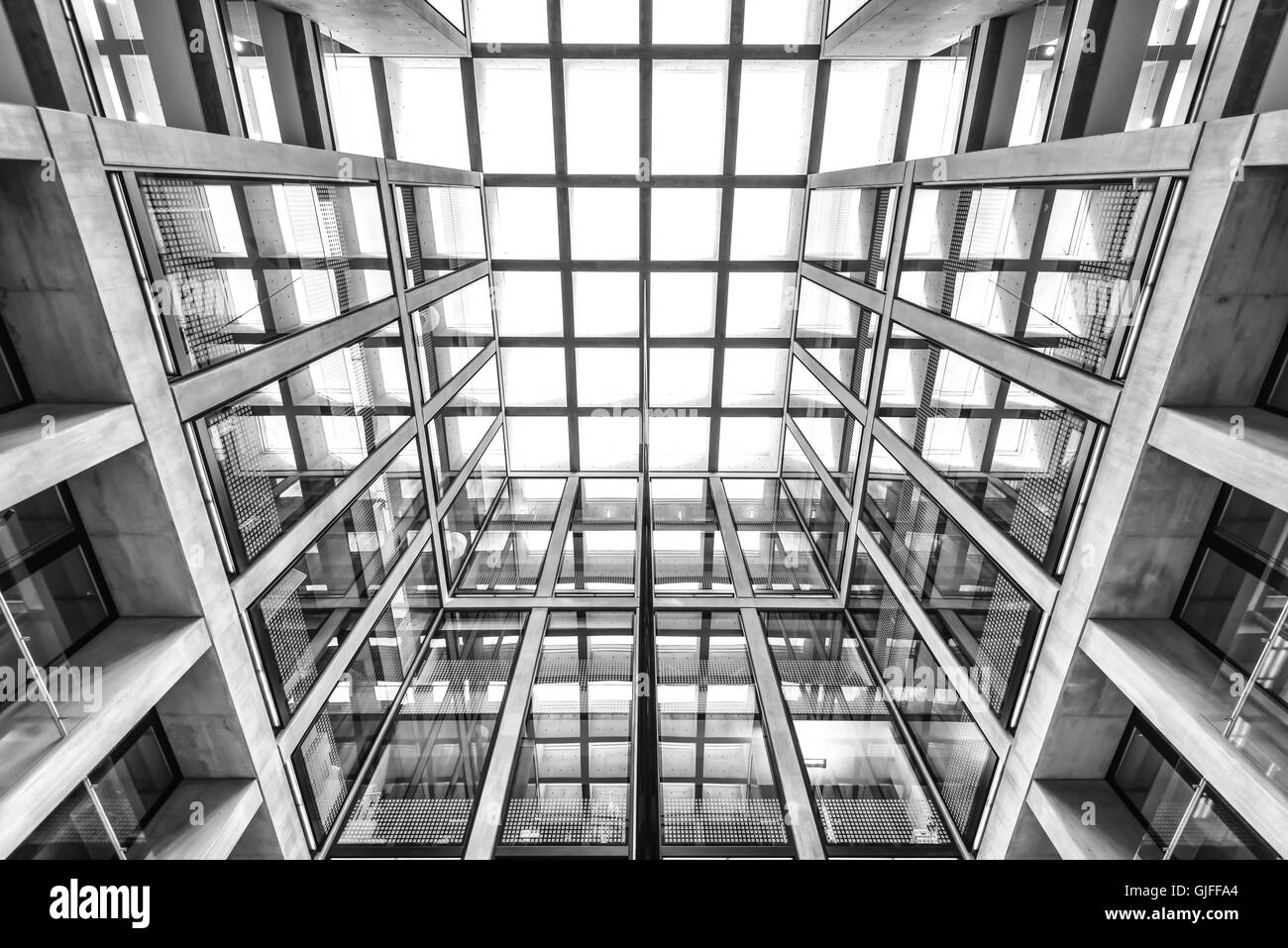 Interior of the Angel building, London, during the annual Open House ...
