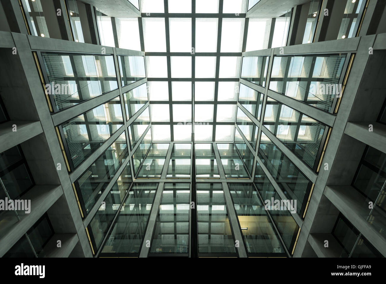 Interior of the Angel building, London, during the annual Open House ...