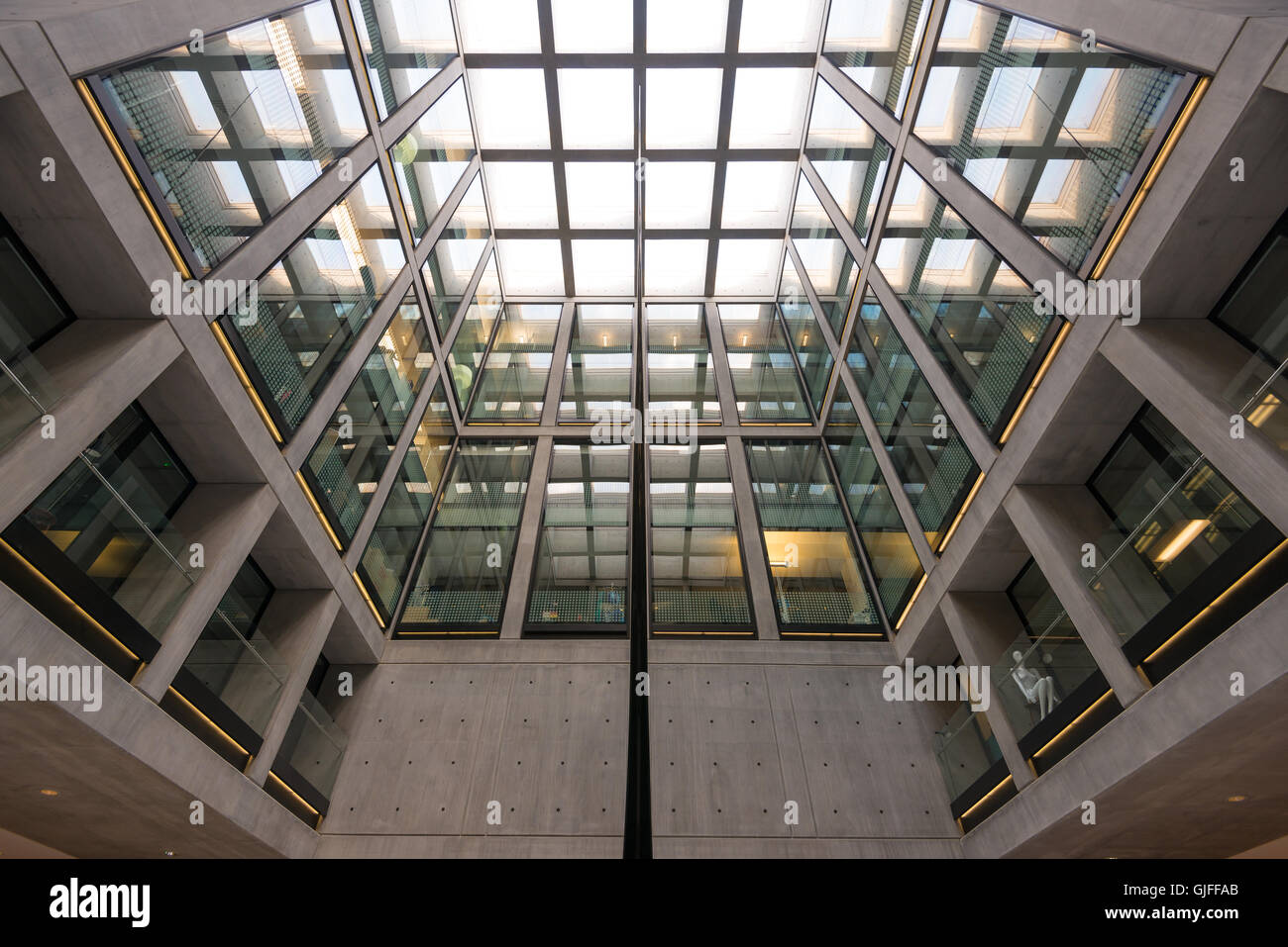 Interior of the Angel building, London, during the annual Open House ...