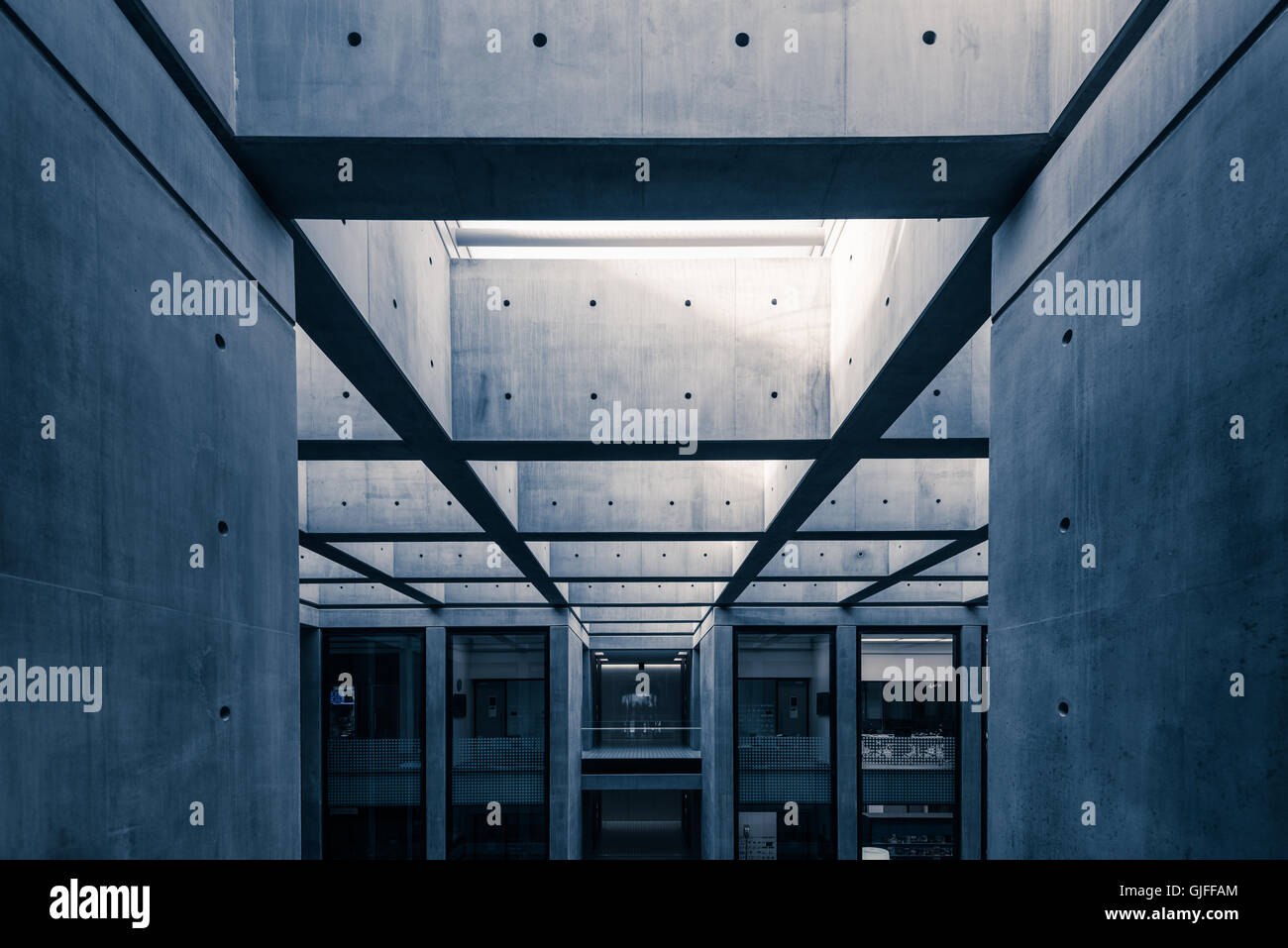 Interior of the Angel building, London, during the annual Open House ...
