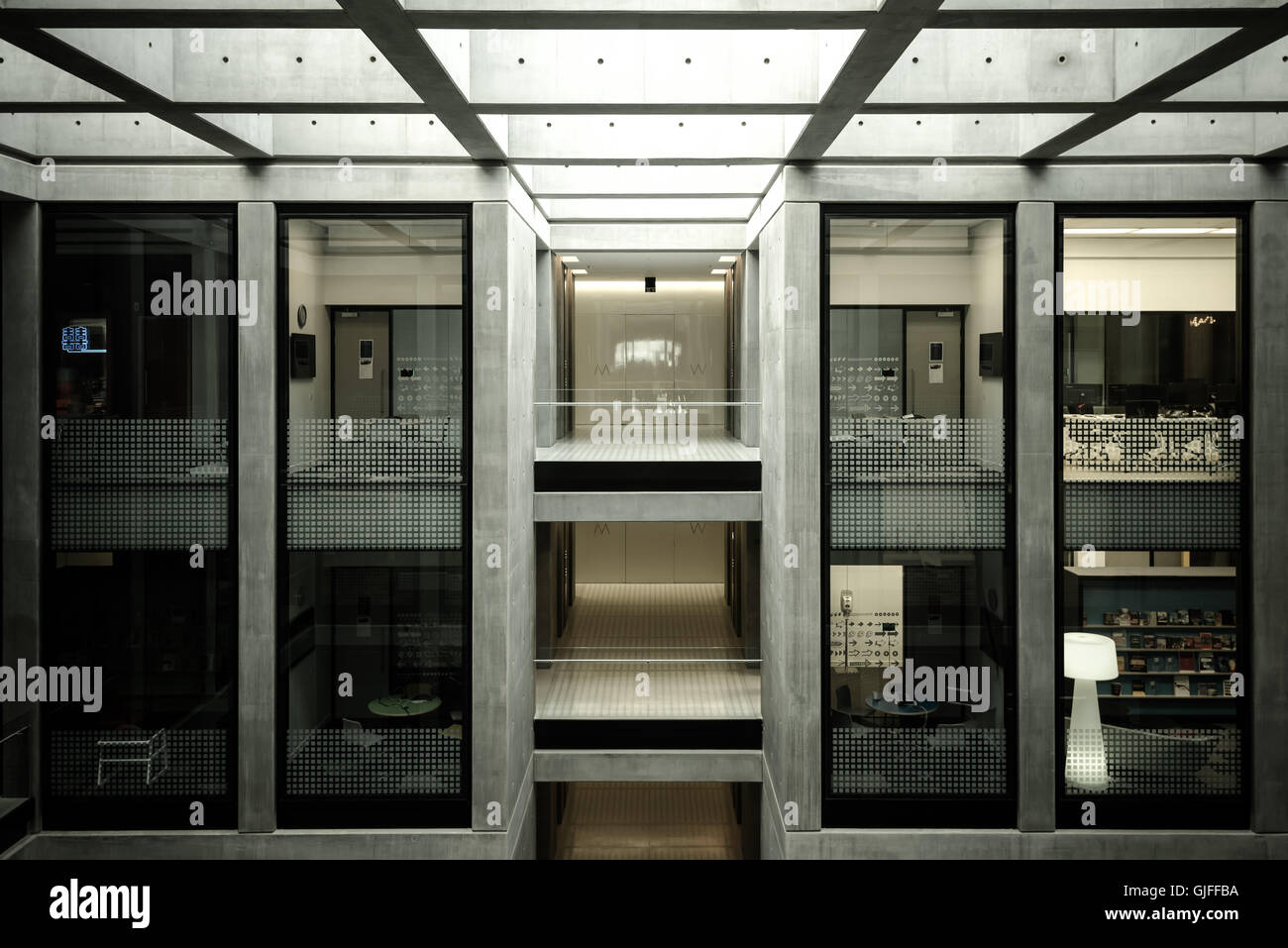 Interior of the Angel building, London, during the annual Open House ...