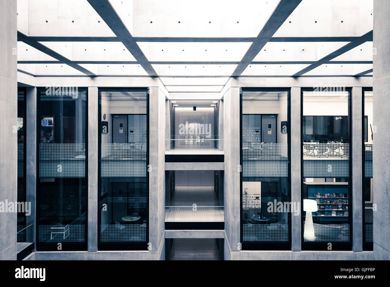 Interior of the Angel building, London, during the annual Open House ...