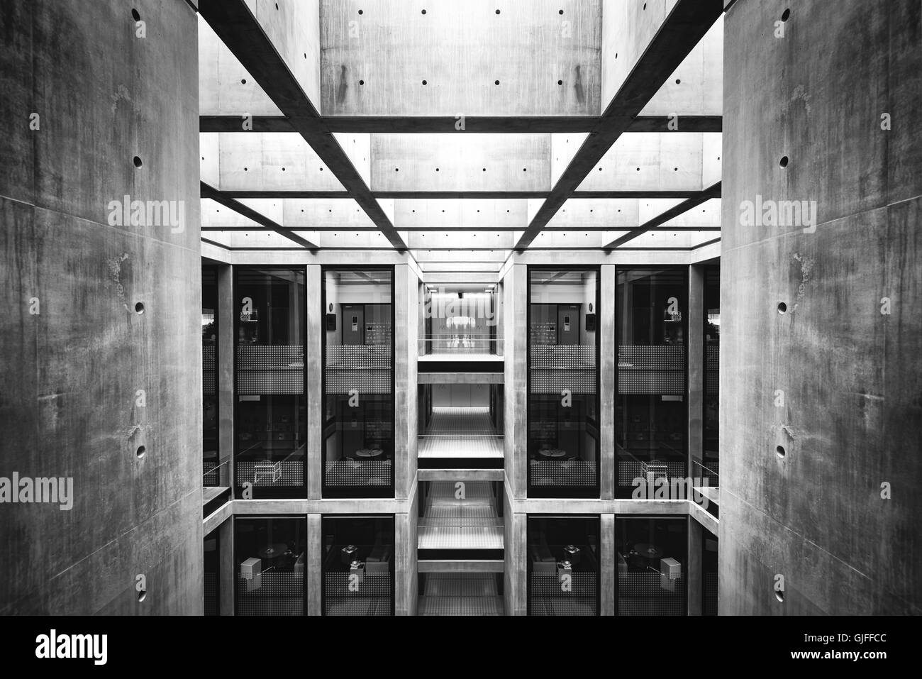 Interior of the Angel building, London, during the annual Open House ...