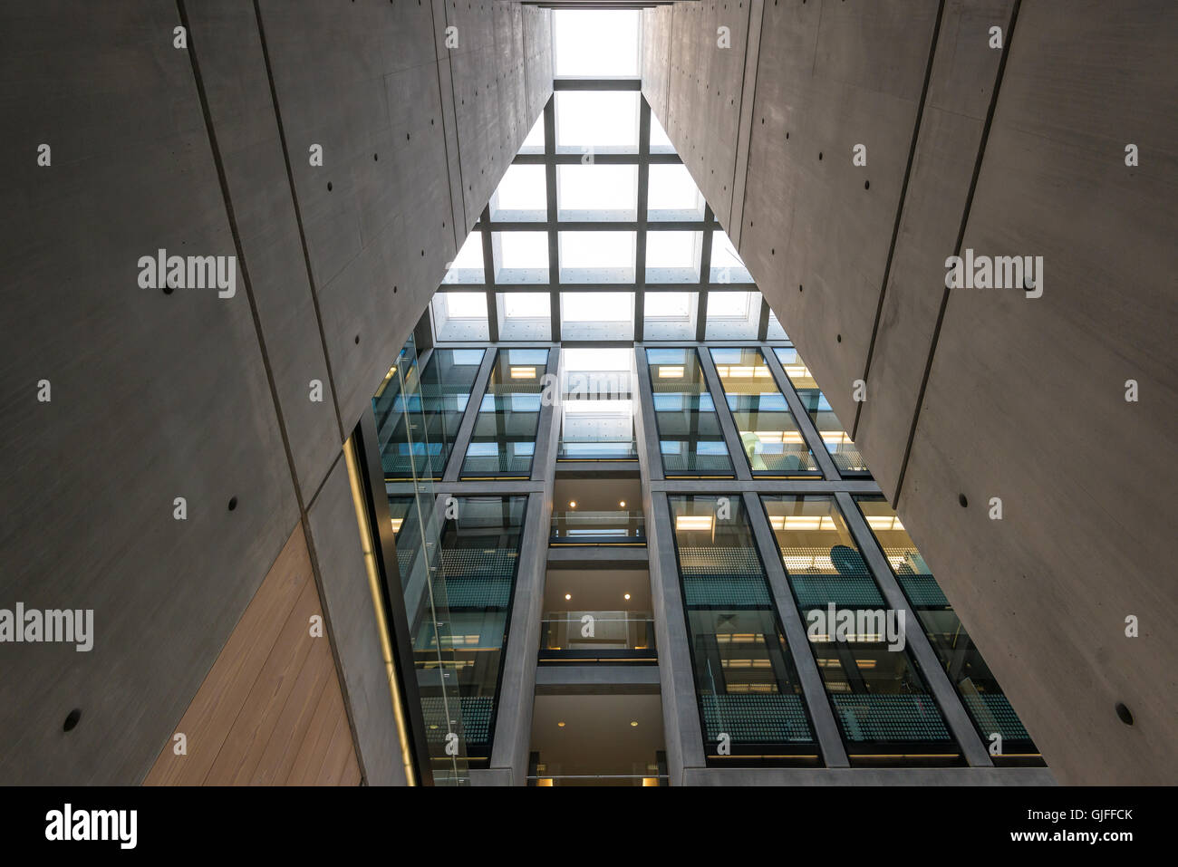 Interior of the Angel building, London, during the annual Open House ...