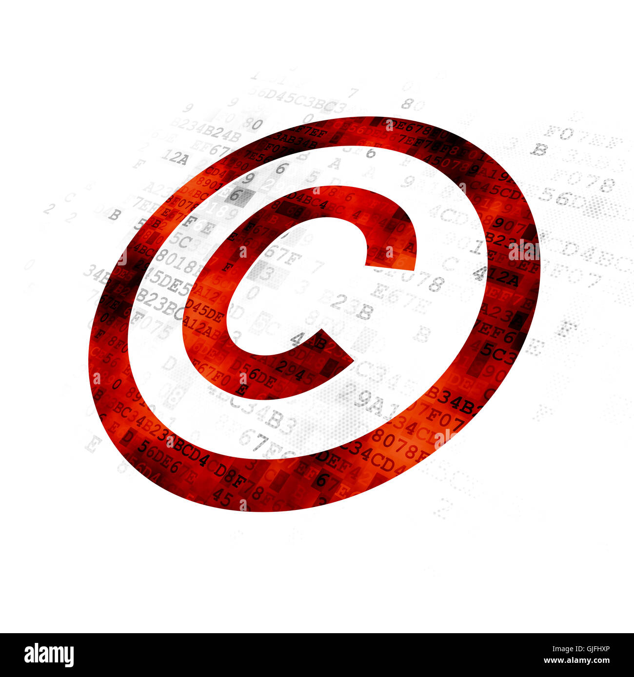 Law concept: Copyright on Digital background Stock Photo - Alamy