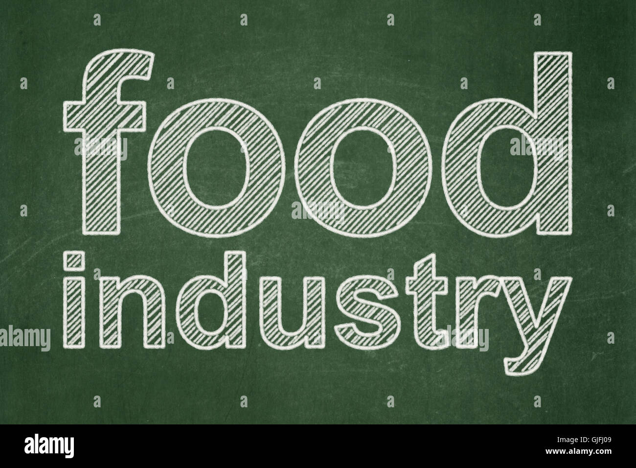 Industry concept: Food Industry on chalkboard background Stock Photo ...