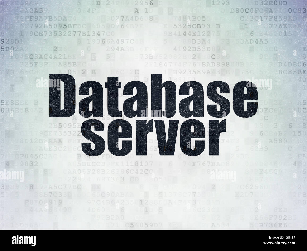 Programming concept: Database Server on Digital Data Paper background Stock Photo - Alamy