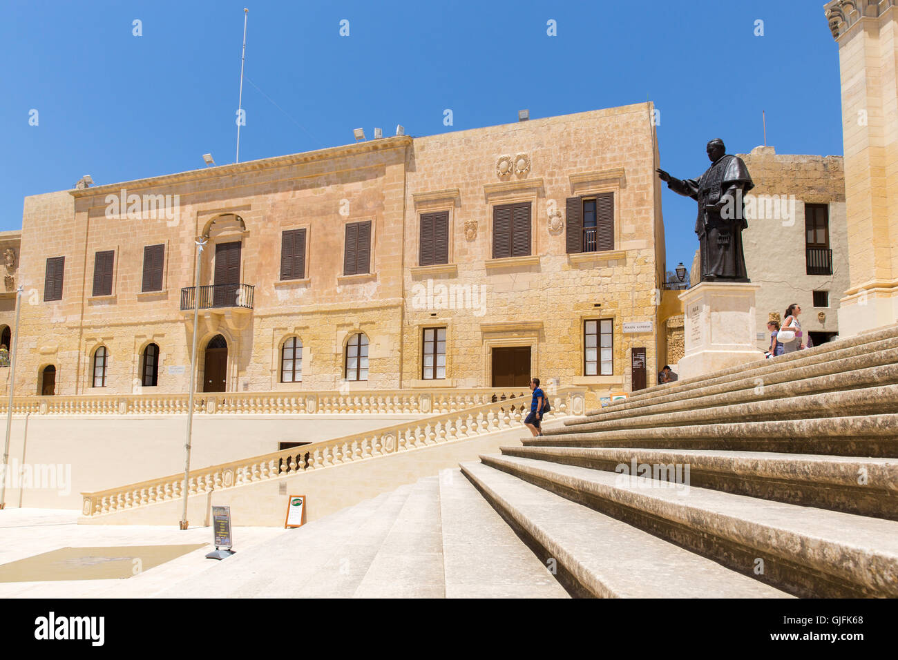 Inside the Citadel in Victoria on the Maltese Island of Gozo Stock ...